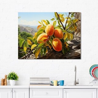Designart "Fruit Golden Mango" Food & Beverage Canvas Wall Art - Bed ...