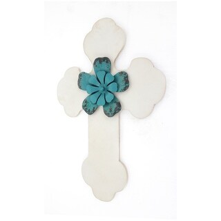 Rustic Wooden Cross Wall Décor Set of 2, White - Bed Bath & Beyond ...