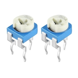 50 Pcs 500K Ohm Variable Resistors Top Adjustable Potentiometer - 50Pcs ...