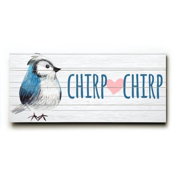 Chirp Chirp - Planked Wood Wall Decor - Bed Bath & Beyond - 33674527