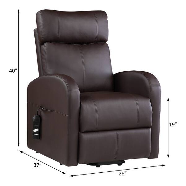 ACME Ricardo Recliner with Power Lift in Brown - Bed Bath & Beyond ...