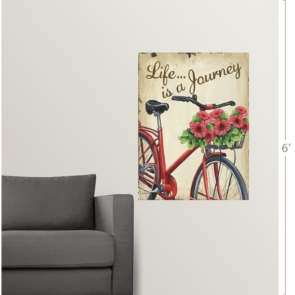 "Life is a Journey" Poster Print - Multi - Bed Bath & Beyond - 25491996