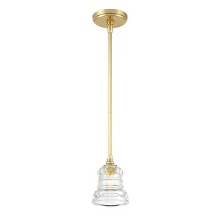 Gregory 1 Light Aged Brass Mini Pendant - 51.5 - Bed Bath & Beyond ...