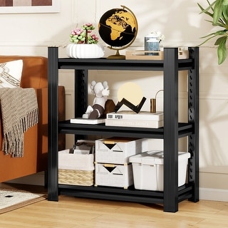 63/31.5 in. H Adjustable Heavy-Duty Metal Storage Shelves, 4/3 Layer ...