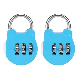3 Digit Combination Padlock, 3mm Steel Shackle Dia, Zinc Alloy Locks ...