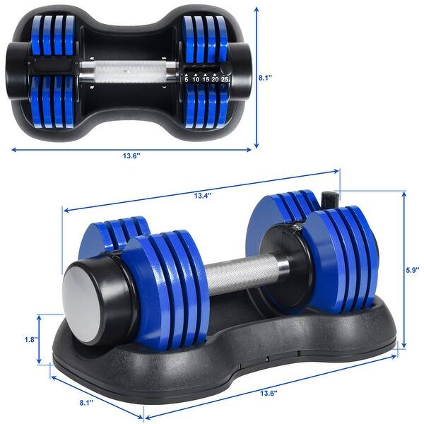 Adjustable Dumbbell Handle and Weight Plate for Home Gym,Note,Single ...