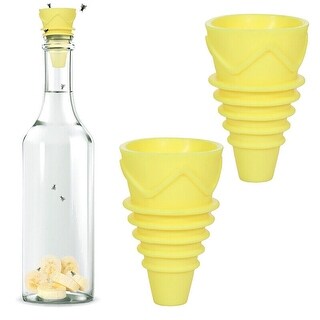 2 Pcs Reusable Trapping Funnel Fruit Fly Traps - Bed Bath & Beyond ...