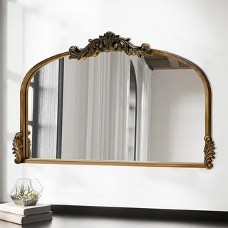 Antique Baroque Mirror Wall Mirror for Decor - Antique Brown - 36.6X21 ...