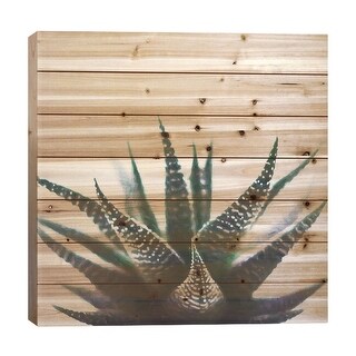 Green Topaz Plant Print On Wood by 83 Oranges - Multi-Color - Bed Bath ...