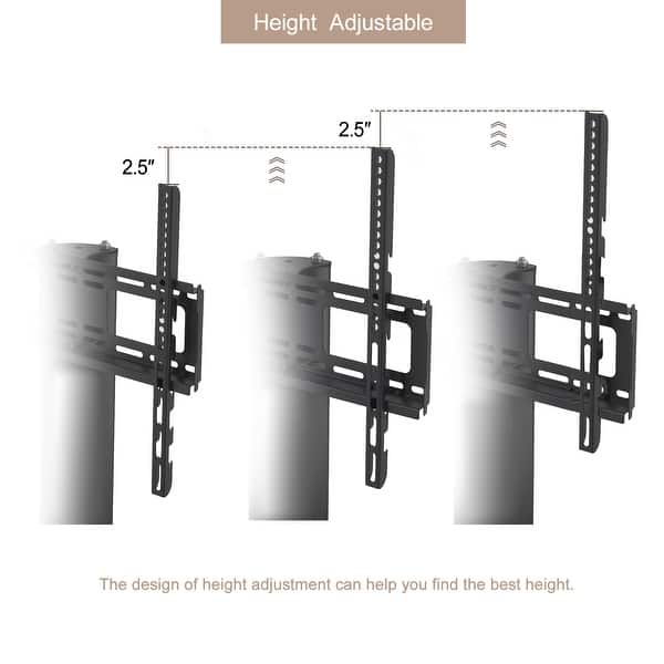 Height and Angle Adjustable Multi Function 2 Tier Tempered Glass Metal ...