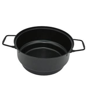 Zenport Pot Nonstick Barbeque Sauce Bean 6 Quart Black 870022 - 6 Quart ...