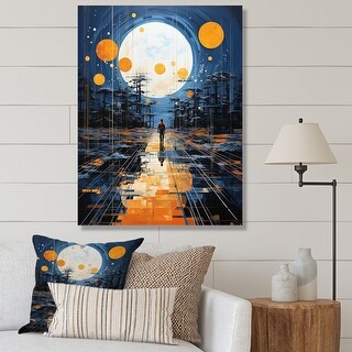 Designart "Yellow Solar Specks Geometric II" Solar Panels Wall Art ...