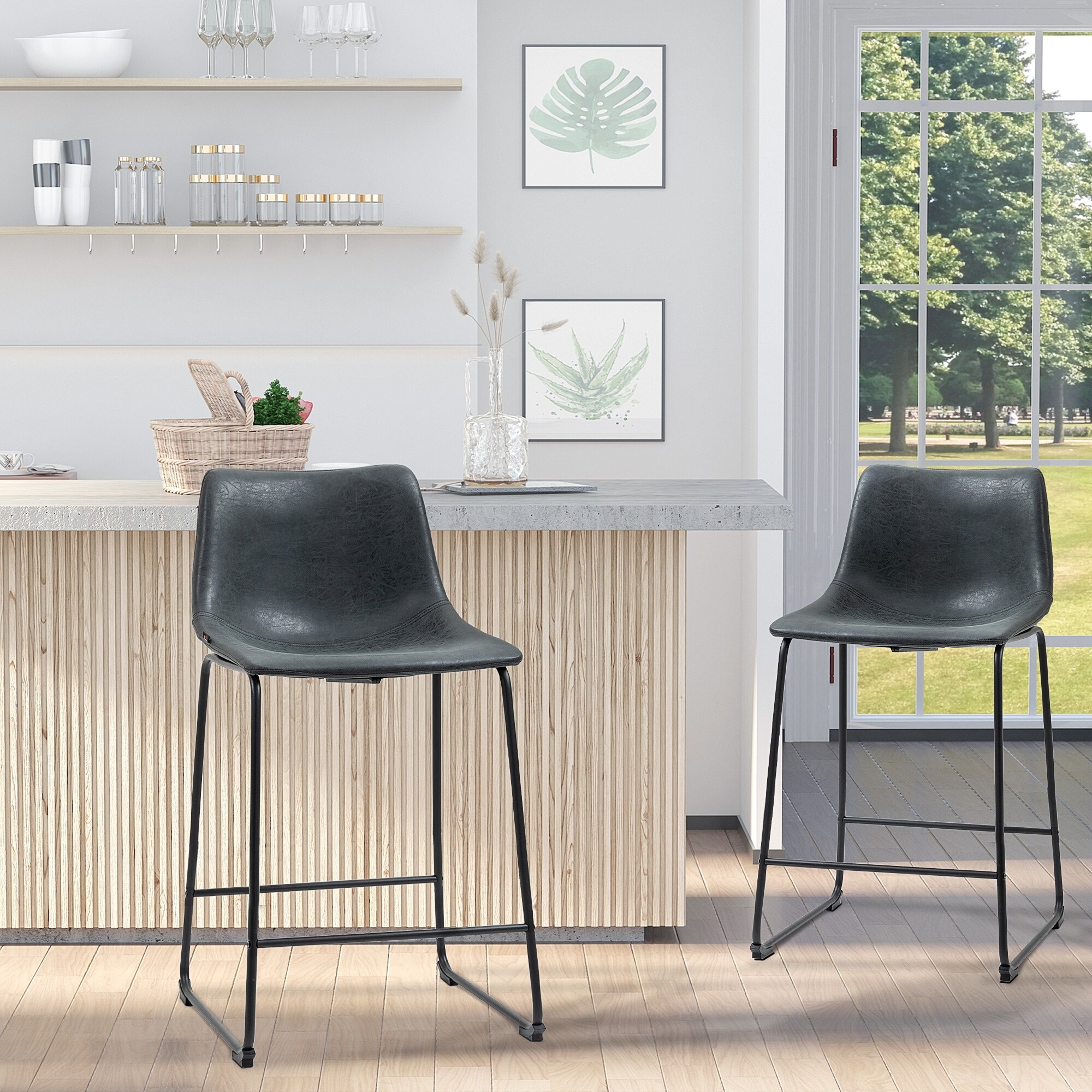 Homcom counter stools store