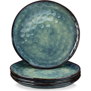 Dinner Plates, 11 Inch Ceramic Plates,Set of 4,Green - Bed Bath ...