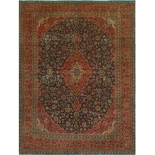 Fine Vintage Bakhtiari Monty Rust/Eggplant Rug - 9'10" x 12'7" - Bed ...