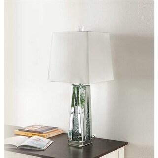 Noralie Table Lamp Bedside Lamp Modern Home Art Decor, Mirrored Base ...