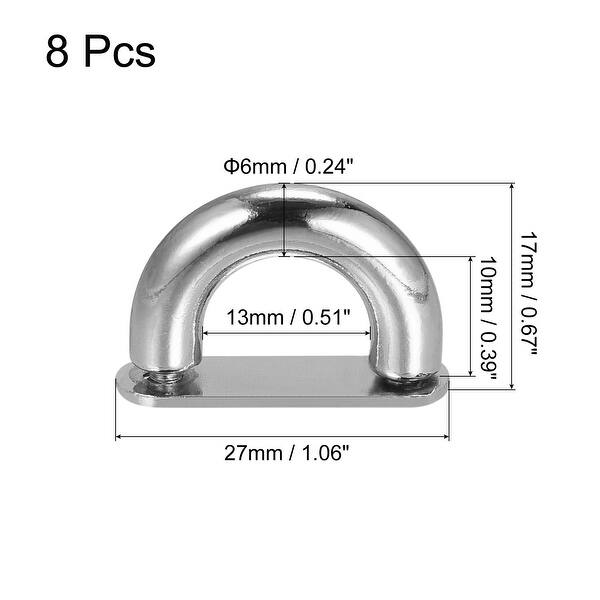 Arch Bridge Buckle, D-Ring Connector Buckles for Bags Hanger DIY - 27mm ...