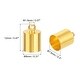 Leather Cord End Cap, Column Barrel Terminators for DIY Making Leather ...