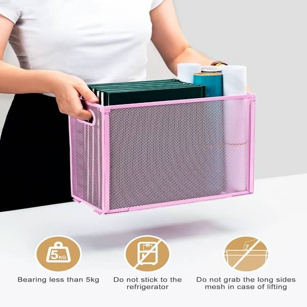 Hanging File Organizer(Pink 1 Pack) - Bed Bath & Beyond - 39310828