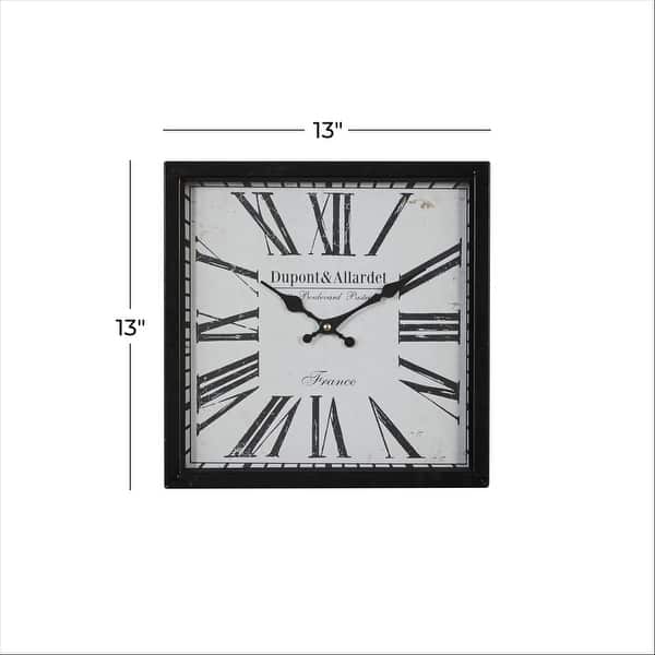 square black clock