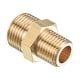 Pipe Fitting, G3/8 to G1/4 Male Thread 1.06 Inch for Water Pipes, Gold ...
