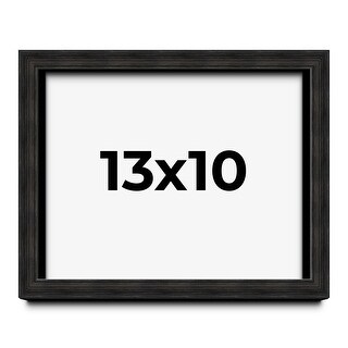 13x10 Shadow Box Black Rustic Barnwood Display Frame | 1.125 Inch - Bed ...
