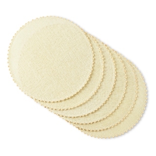 Martha Stewart Woven Water Resistant Lindos Placemat Set 6-Pack - 15 ...