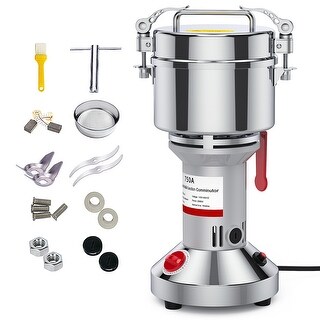 750G/1000G/2500G Electric Dry Grain Mill Grinder Powder Machine Herb ...