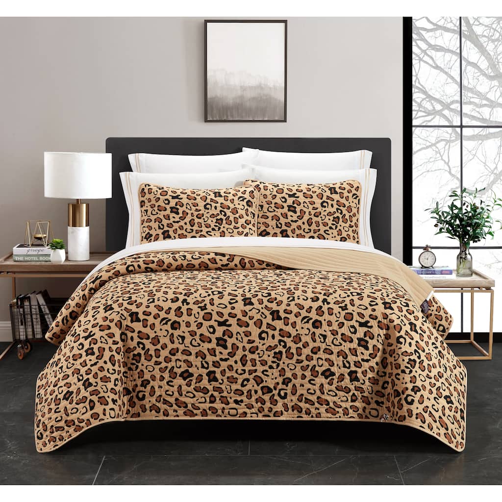 cheetah print quilt pattern