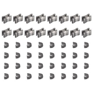 Brass Zipper Slider Retainers, U Shape Top Stop & H Shape Bottom Stops ...