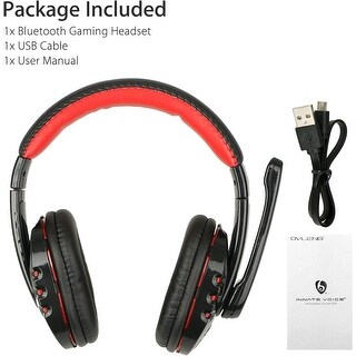 Wireless gaming headset with microphone LED volume control - Bed Bath ...