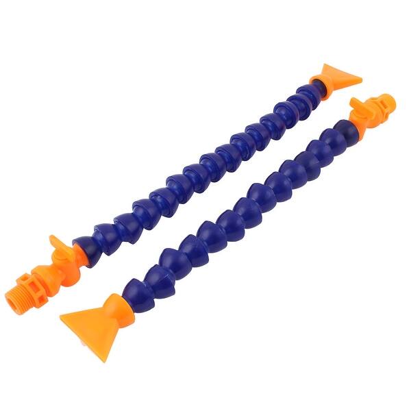 2pcs 1/2BSP Thread Plastic Flexible Water Oil Coolant Pipe Hose for ...