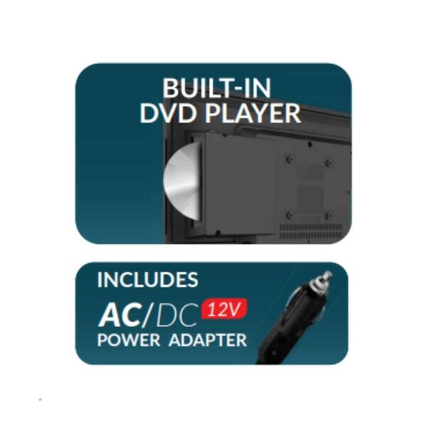 Supersonic Smart 24-inch VDAA DLED AC/DC Television with DVD Player ...