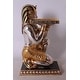 Kneeling King Tut with Tray Table - 22.5 x 18 x 37 inches - Bed Bath ...