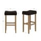 Nathan James Hylie Backless Counter Height Bar Stool with Solid Wood ...