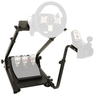 Conquer Racing Simulator Cockpit Driving Gaming Wheel Stand and Gear ...