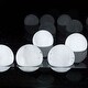 IMAGE 6 Pcs LED White Color PVC Floating Ball Mood Light for Garden ...
