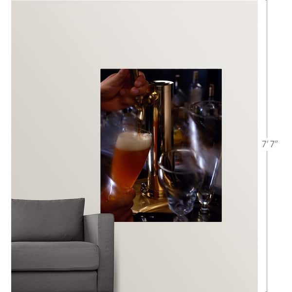 "Beer being poured from tap" Poster Print - Multi - Bed Bath & Beyond ...