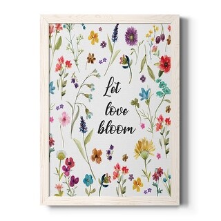 Let Love Bloom-Premium Framed Canvas - Ready to Hang - Bed Bath ...