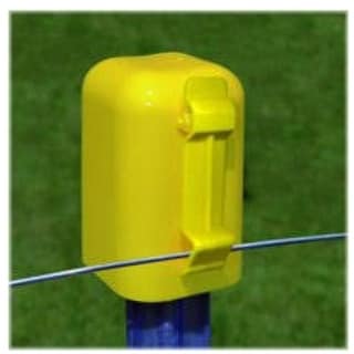 Zareba ITCPY-Z T-Post Safety Cap And Insulator, Yellow - Bed Bath ...