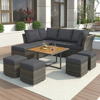 10-Piece Modular Patio Furniture Set - Ideal for Outdoor Gatherings ...