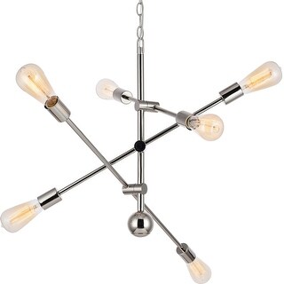 Elegant Lighting Axel 6 Light 29" Wide Sputnik Chandelier - Bed Bath ...