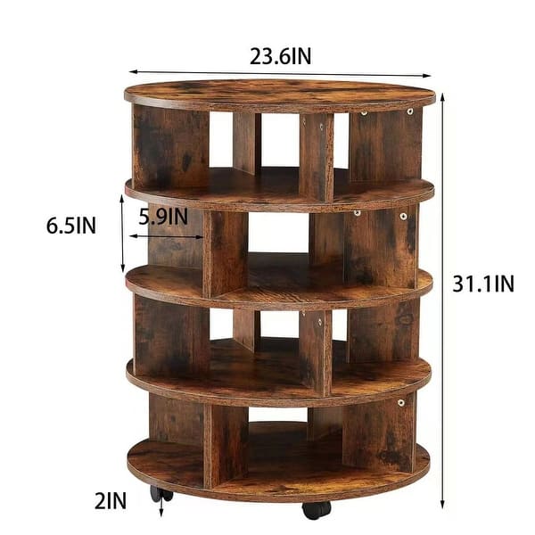 Portable Round Shoe Cabinet with Wheels - Bed Bath & Beyond - 39575683