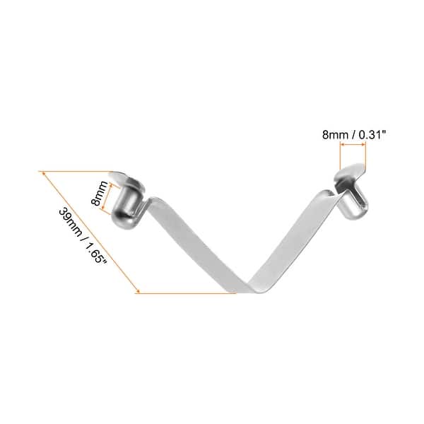 Double Button V-Shaped Paddle Snap Spring Clips for Tent Umbrella - Bed ...