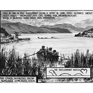 Loch Ness Monster 1934. /Nartists Rendition Of The Loch Ness Monster ...
