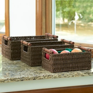 Household Essentials Decorative Woven Baskets - Bed Bath & Beyond - 9982270