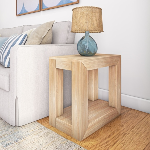 Kate and Laurel Idabelle Wood Square Accent Table - 12x12x30 - On Sale ...