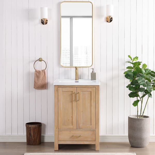 Gela Single Bath Vanity with Ceramic Basin Top without Mirror - Bed ...
