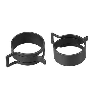 Steel Band Clamp 25mm Hose Tube Spring Clips Clamp Black Manganese ...