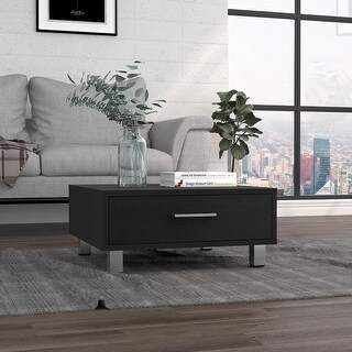 Athens Coffee Table, One Drawer, Four Legs, Black - Bed Bath & Beyond ...